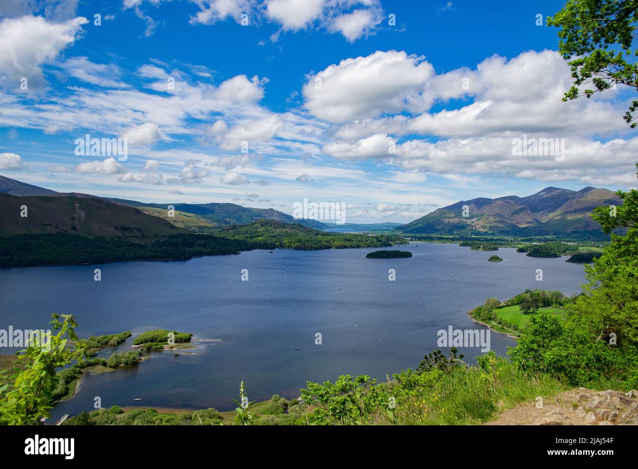 View from the Surprise View, Located near Derwent Water, Lake District ...