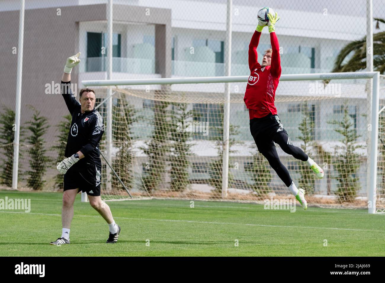 LAGOS, PORTUGAL - 30 MAY 2022: Wales’ Goalkeepers’ Coach Tony Roberts ...