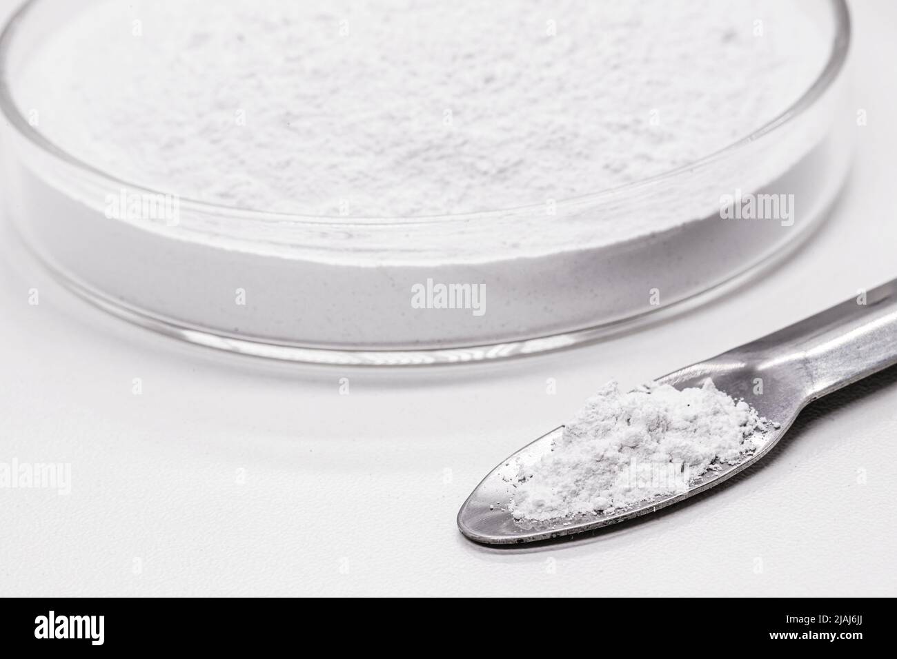 Benzoyl peroxide powder, chemical compound used in the preparation of ...