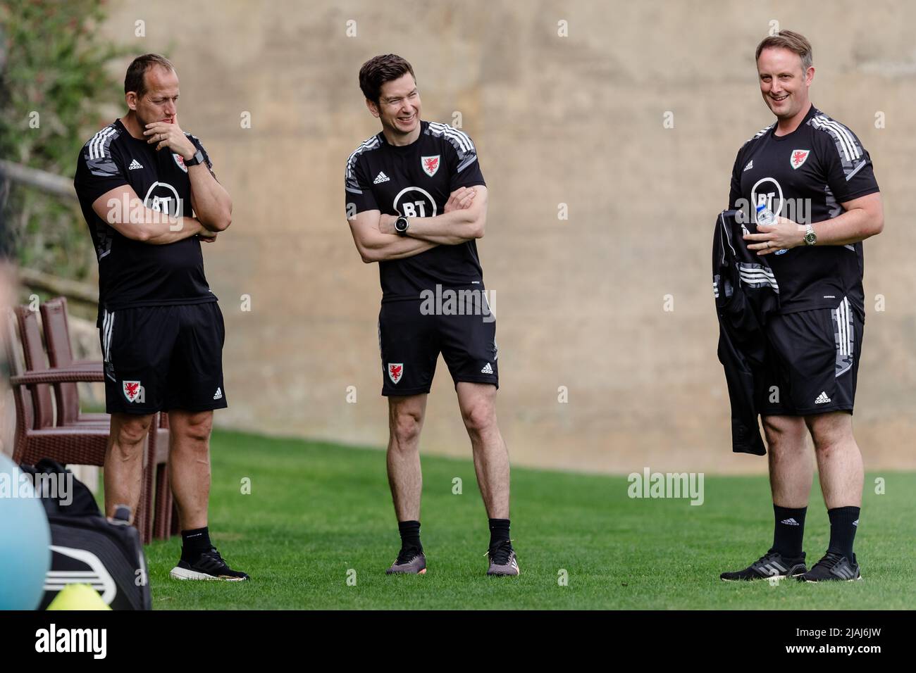 LAGOS, PORTUGAL - 30 MAY 2022: Wales’ Physiotherapist James Haycock ...