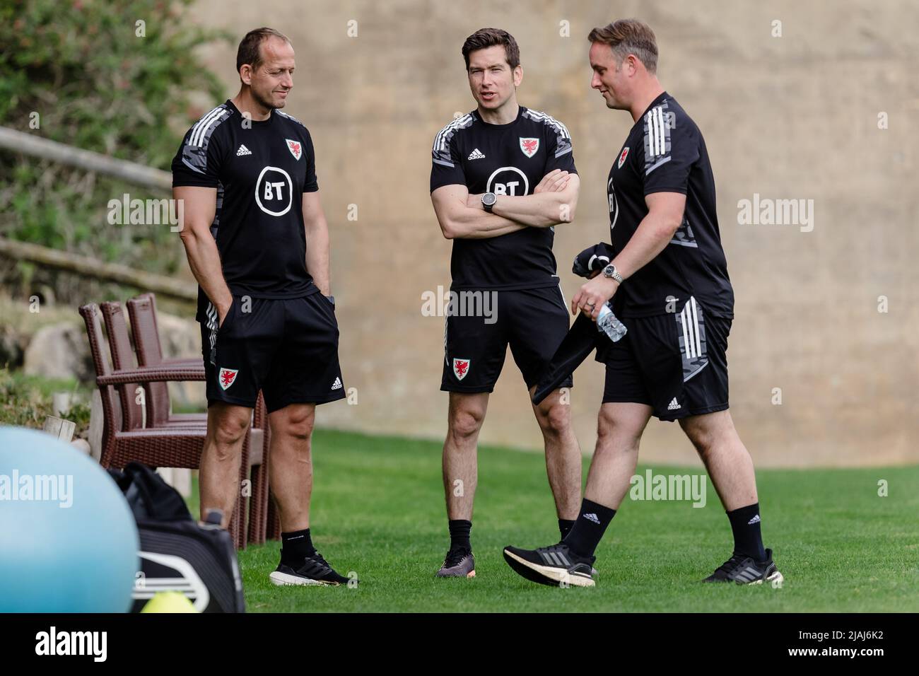 LAGOS, PORTUGAL - 30 MAY 2022: Wales’ Physiotherapist James Haycock ...