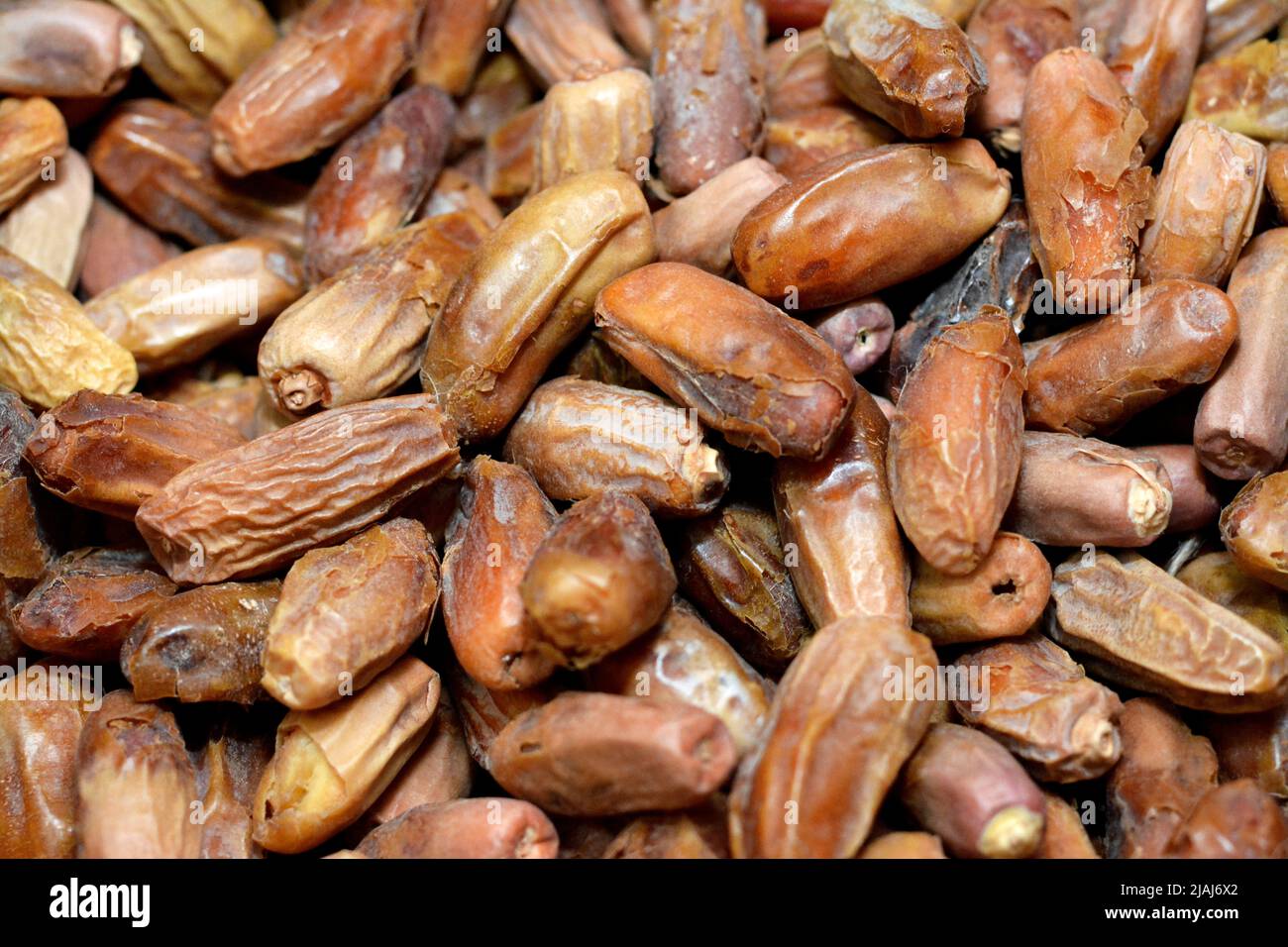 Stack of Dried dates fruit that is used as the main composition of ...