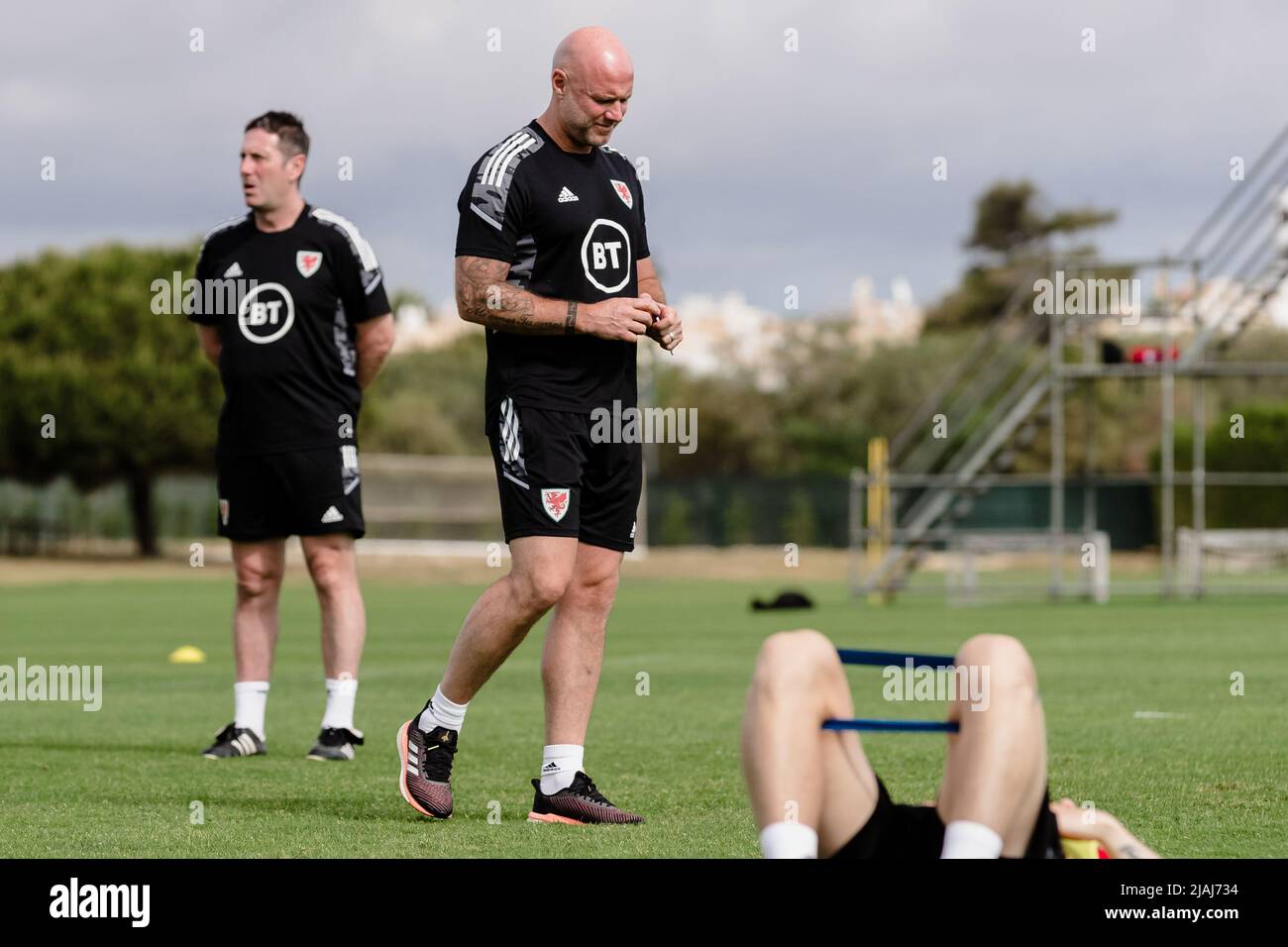 LAGOS, PORTUGAL - 30 MAY 2022: Wales’ Head of Performance Tony ...