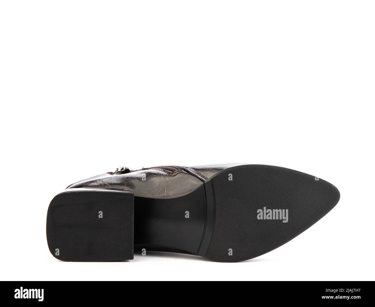 Sole for shoes, bottom view. Shoe sole close-up isolated on white ...