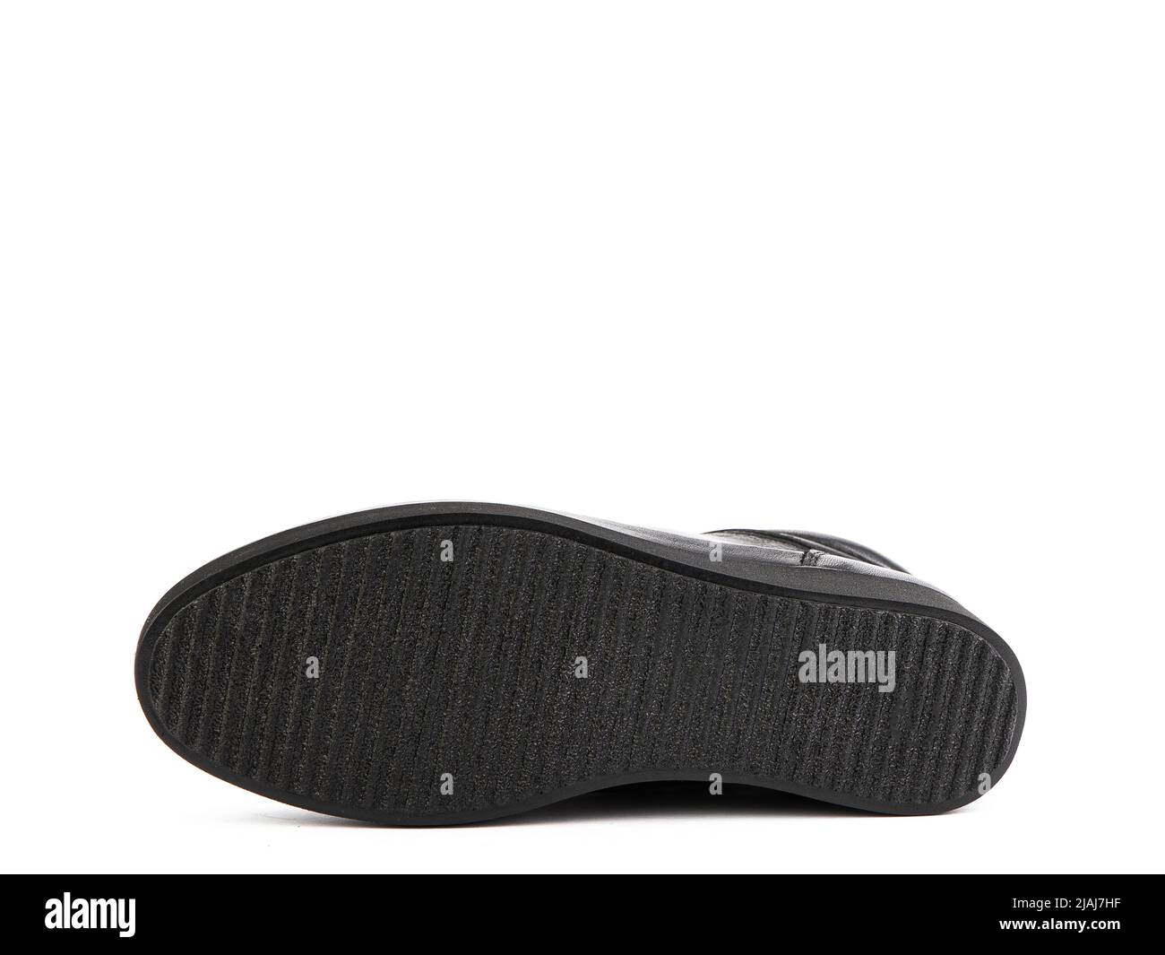 Sole for shoes, bottom view. Shoe sole close-up isolated on white ...