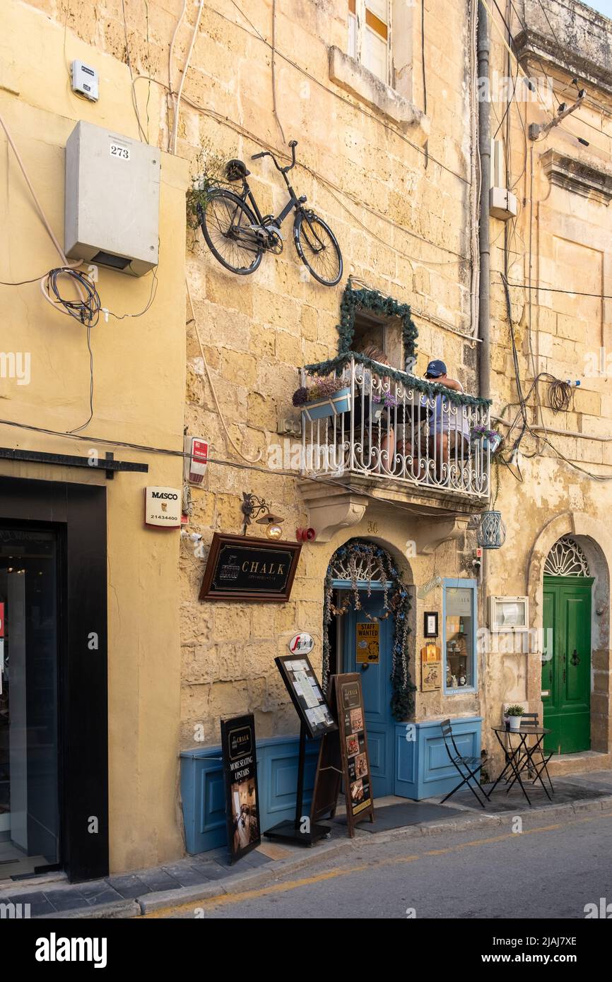 Restaurant / Bar exterior, Rabat, Malta Stock Photo - Alamy