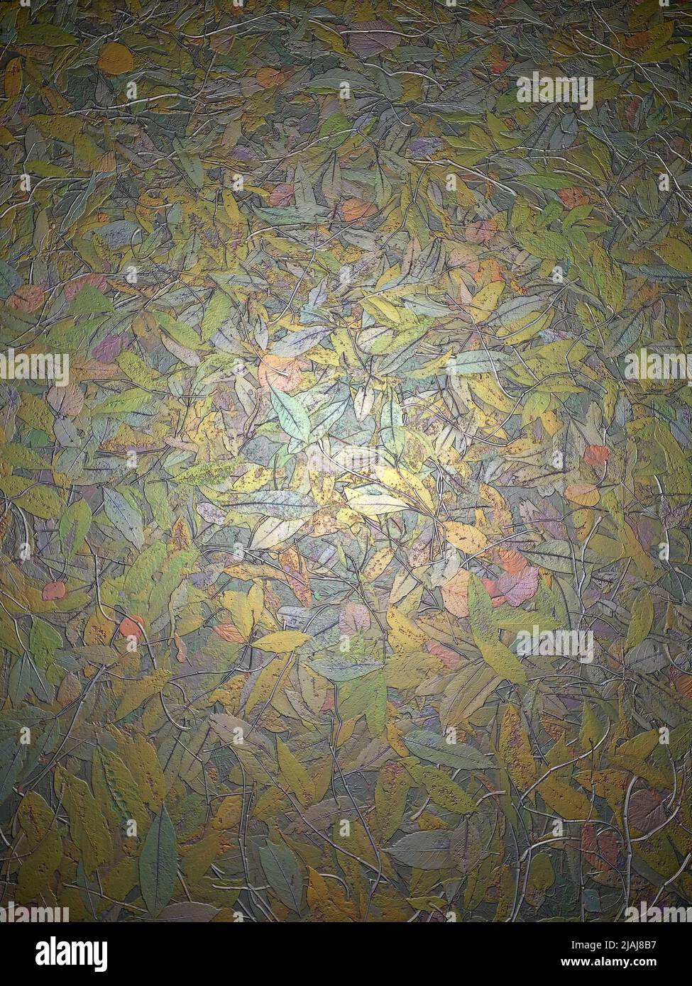 Embossed leaves hi-res stock photography and images - Alamy