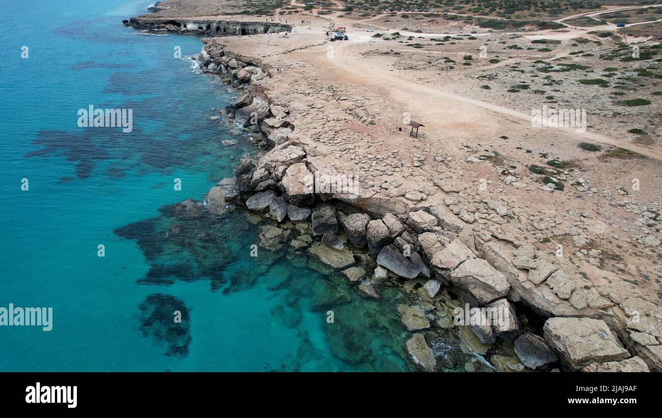 Cyprus from Above. Drone View Stock Photo - Alamy