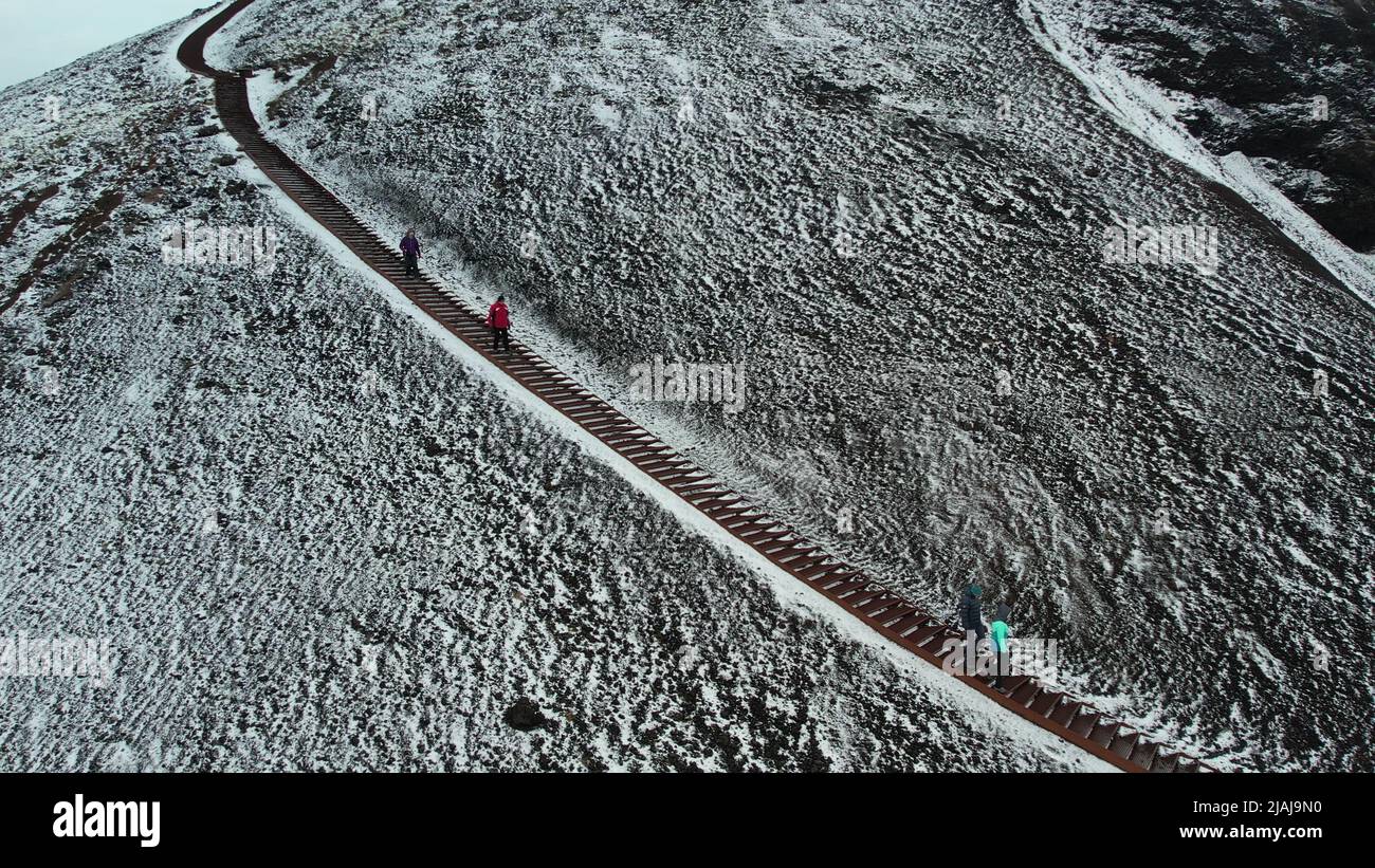 Saxholl crater hi-res stock photography and images - Alamy