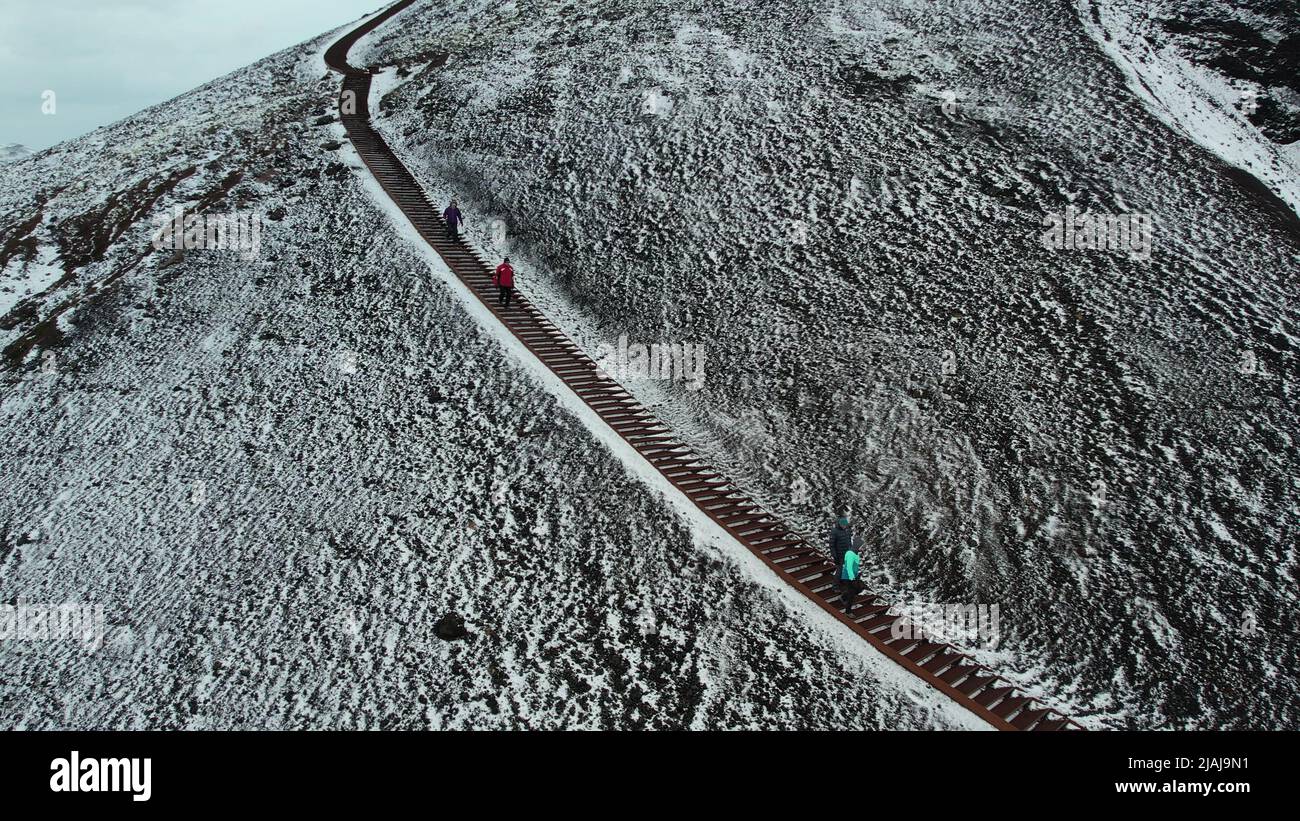 Saxholl crater hi-res stock photography and images - Alamy