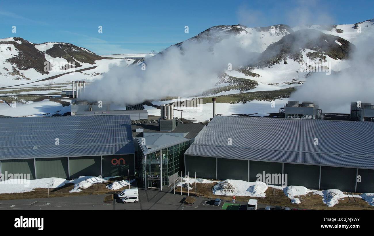 Hellisheidi Geothermal Power Plant, Iceland Stock Photo - Alamy