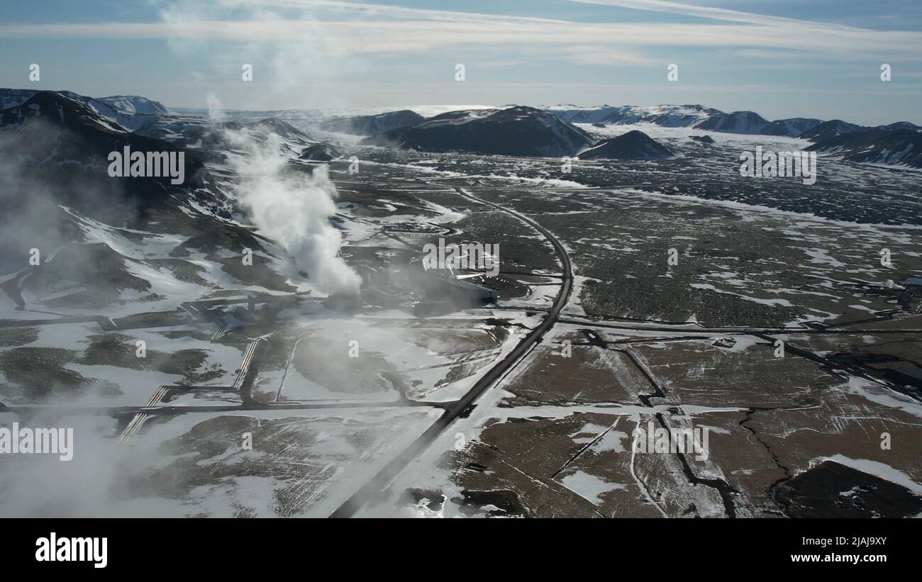 Hellisheidi Geothermal Power Plant, Iceland Stock Photo - Alamy