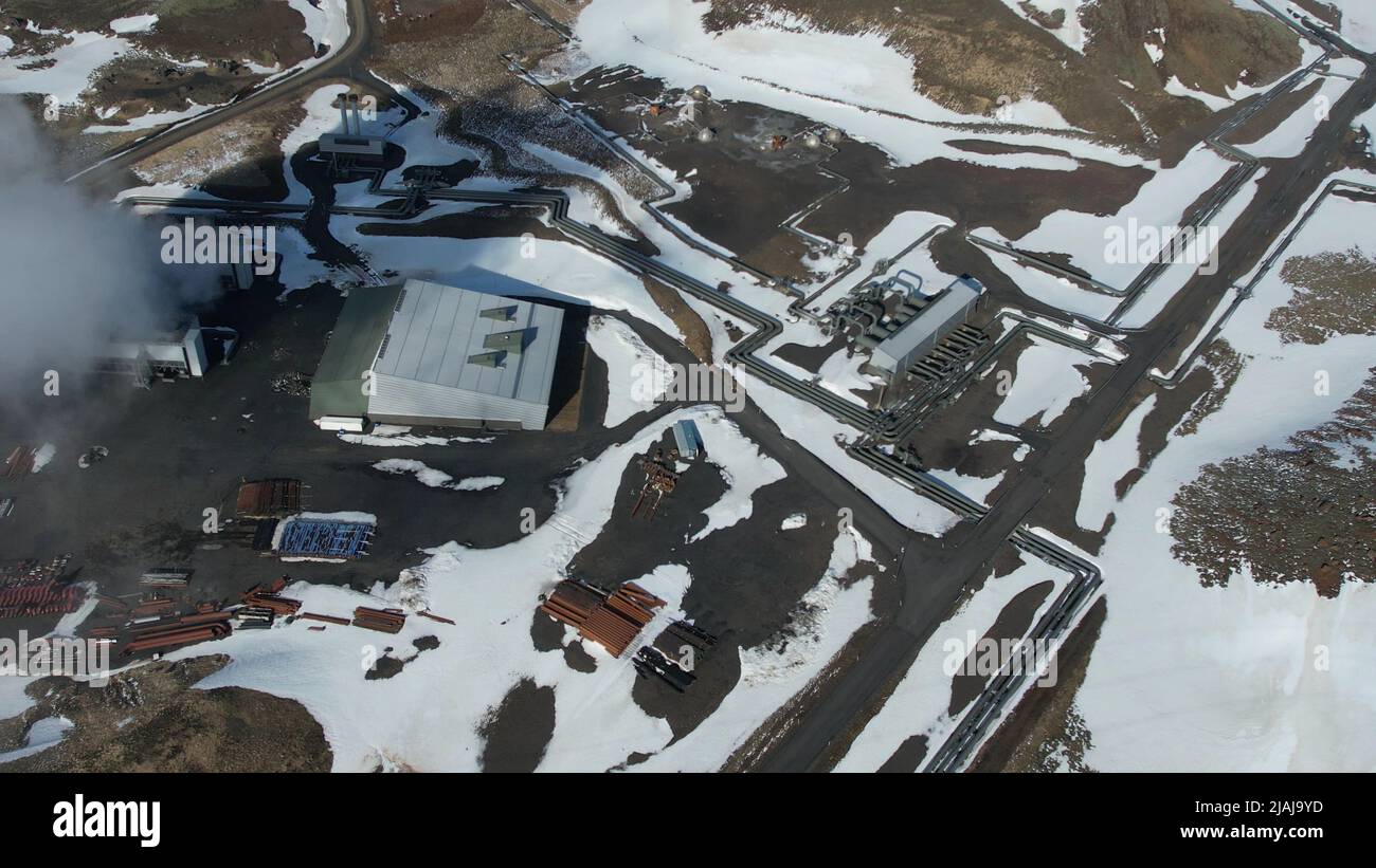 Hellisheidi Geothermal Power Plant, Iceland Stock Photo - Alamy