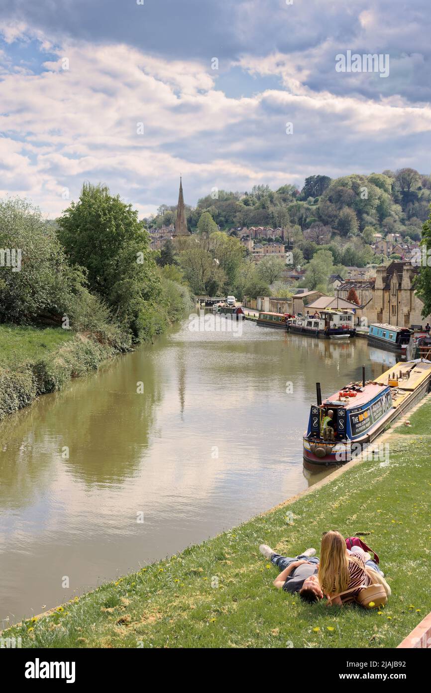Spring in Bath Stock Photo - Alamy