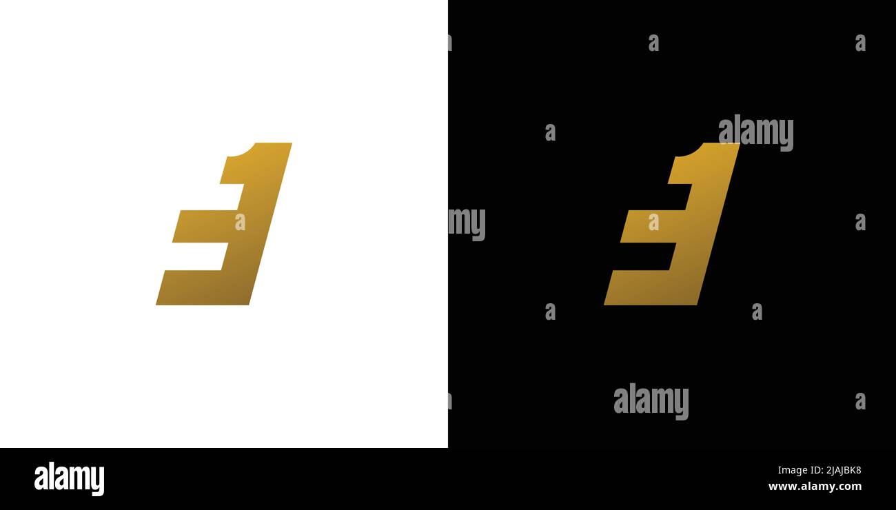 Modern and professional letter F1 initial logo design Stock Vector ...