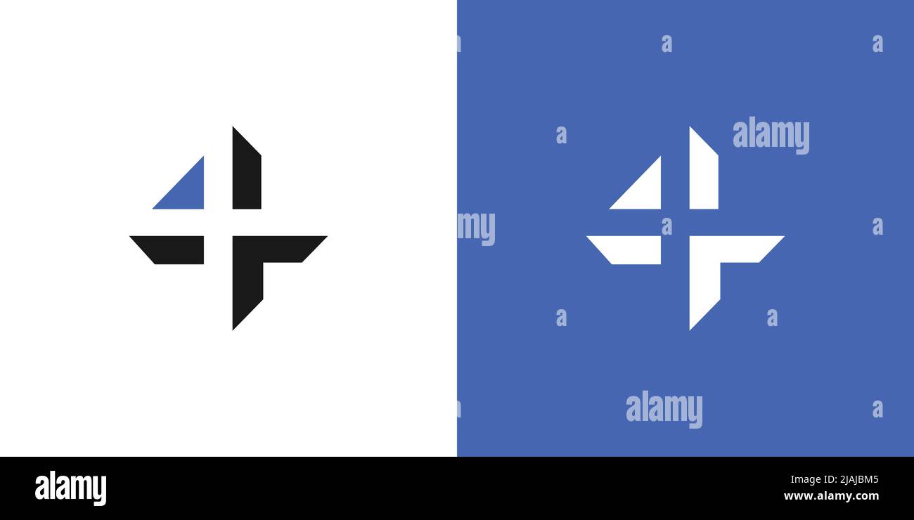 Modern and unique 4X logo design 3 Stock Vector Image & Art - Alamy