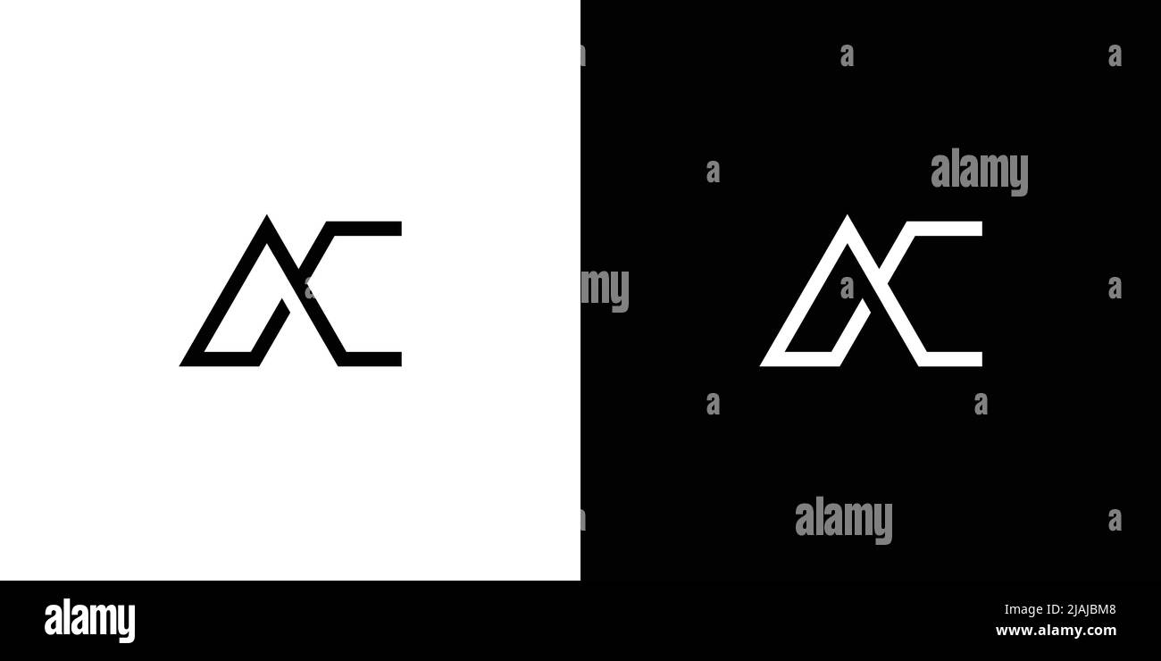 Modern and unique AC letter initials logo design Stock Vector Image ...