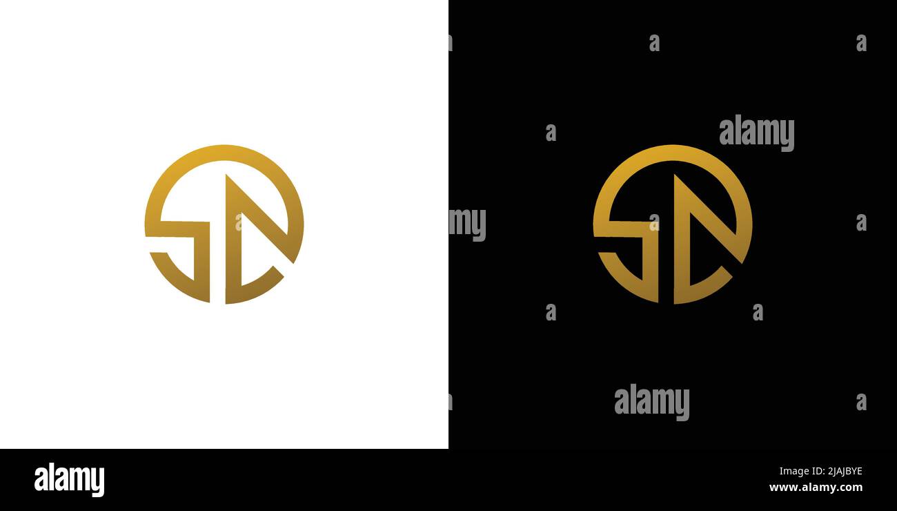 Modern and unique SA letter initials logo design Stock Vector Image ...