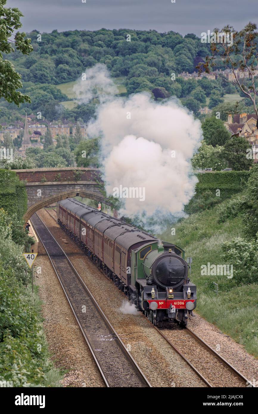 Trains through Bath Stock Photo - Alamy
