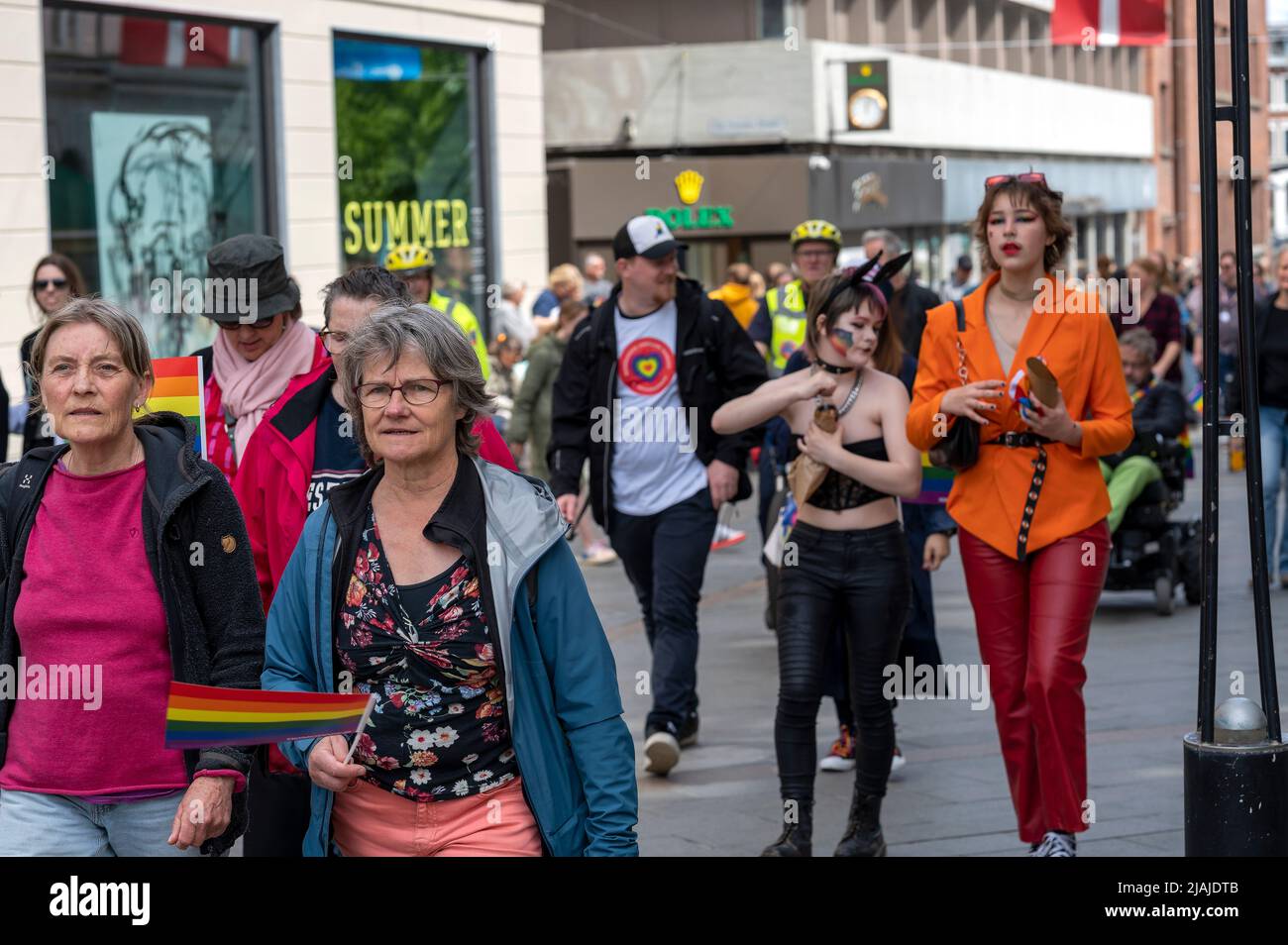 Aarhus pride parade 2022 on 28 May 2022 in Aarhus, Denmark Stock Photo ...