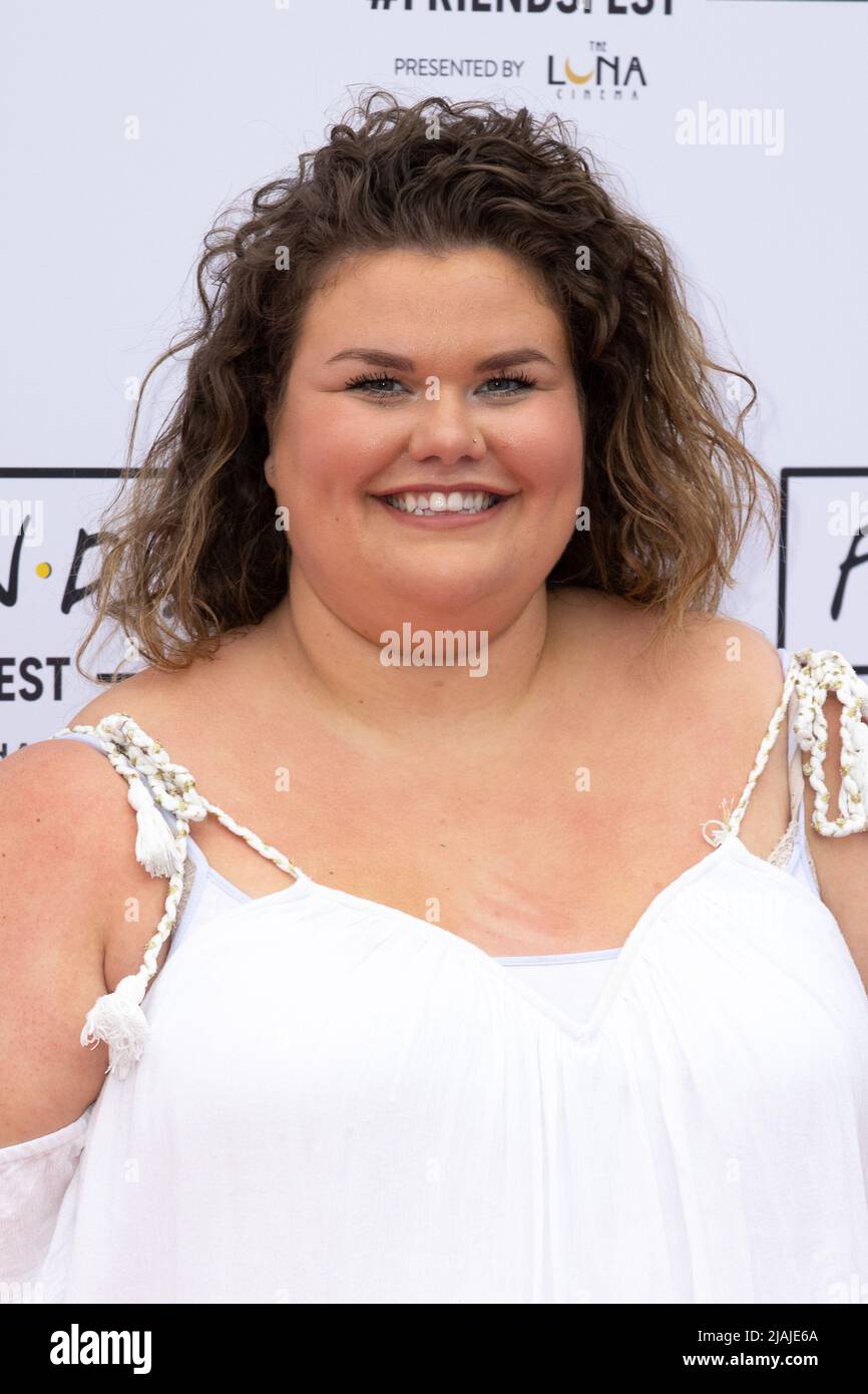 Guests arrivals at Comedy Central's Friendsfest on Clapham Common ...