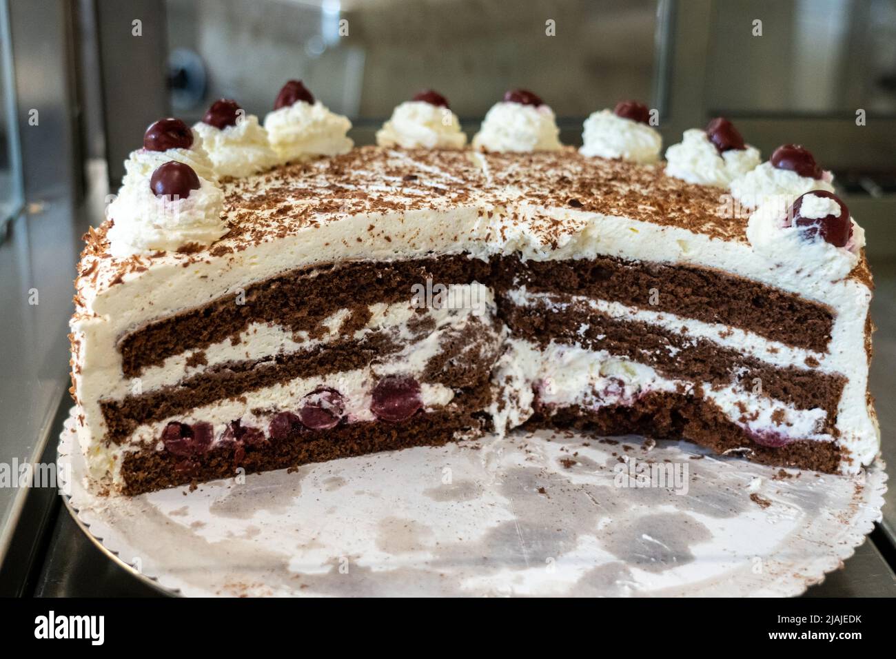 Iconic Black Forest Cake from the Black Forest in Germany Stock Photo ...
