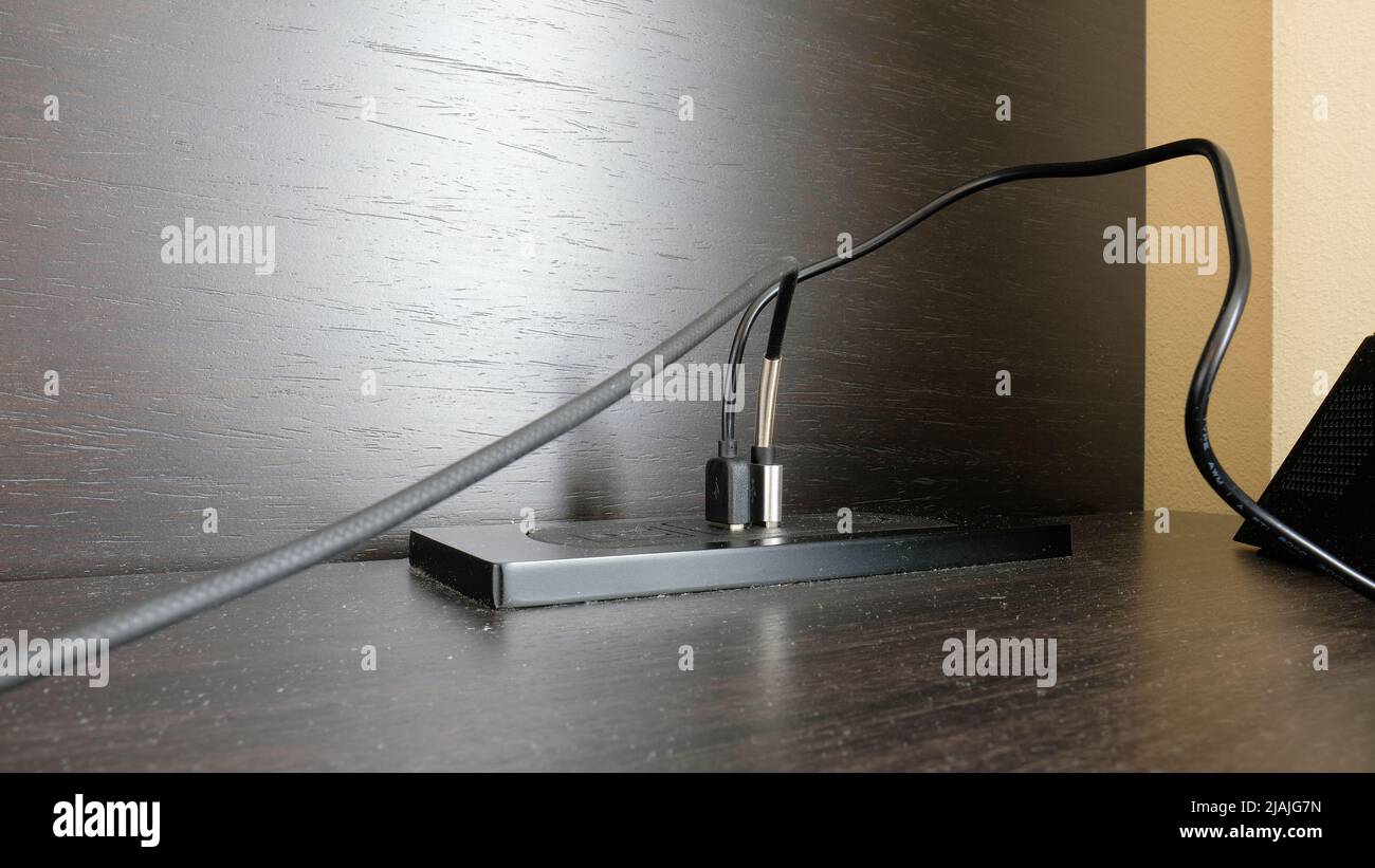 Tabletop charger station hi-res stock photography and images - Alamy