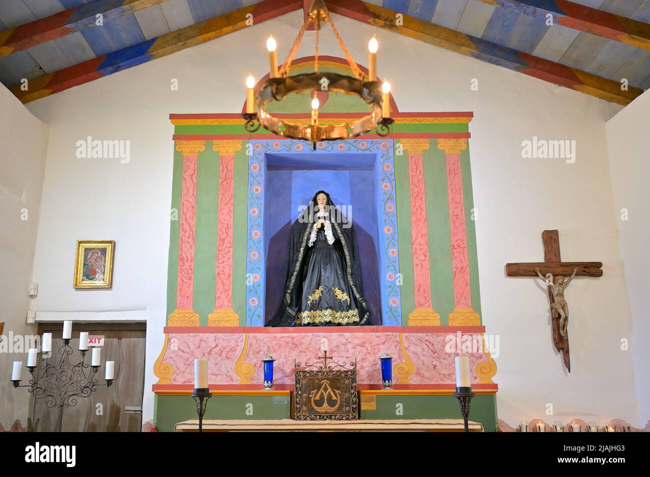 The historic Mission Nuestra Señora de la Soledad, California CA Stock ...