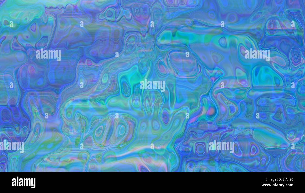 Abstract textural iridescent blue holographic background Stock Photo ...