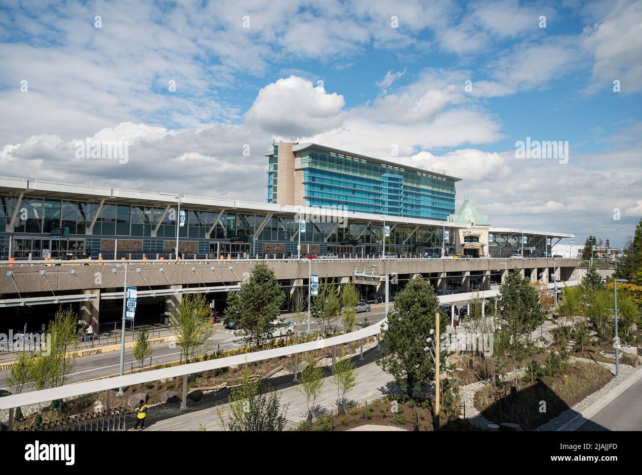 The International terminal at Vancouver International Airport, or YVR. Vancouver BC, Canada ...