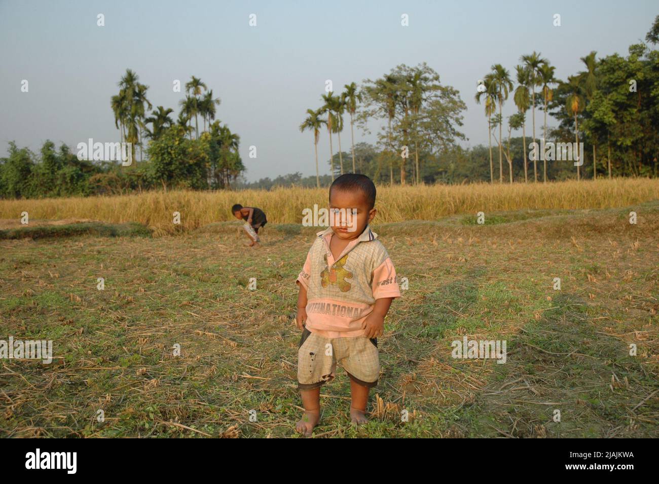 A rural child Stock Photo - Alamy