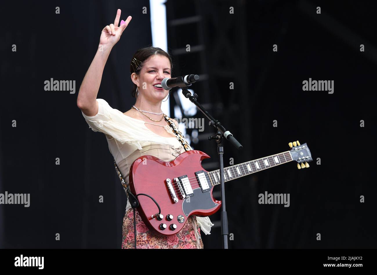 Singer, songwriter and guitarist Carlotta Cosials is shown performing ...