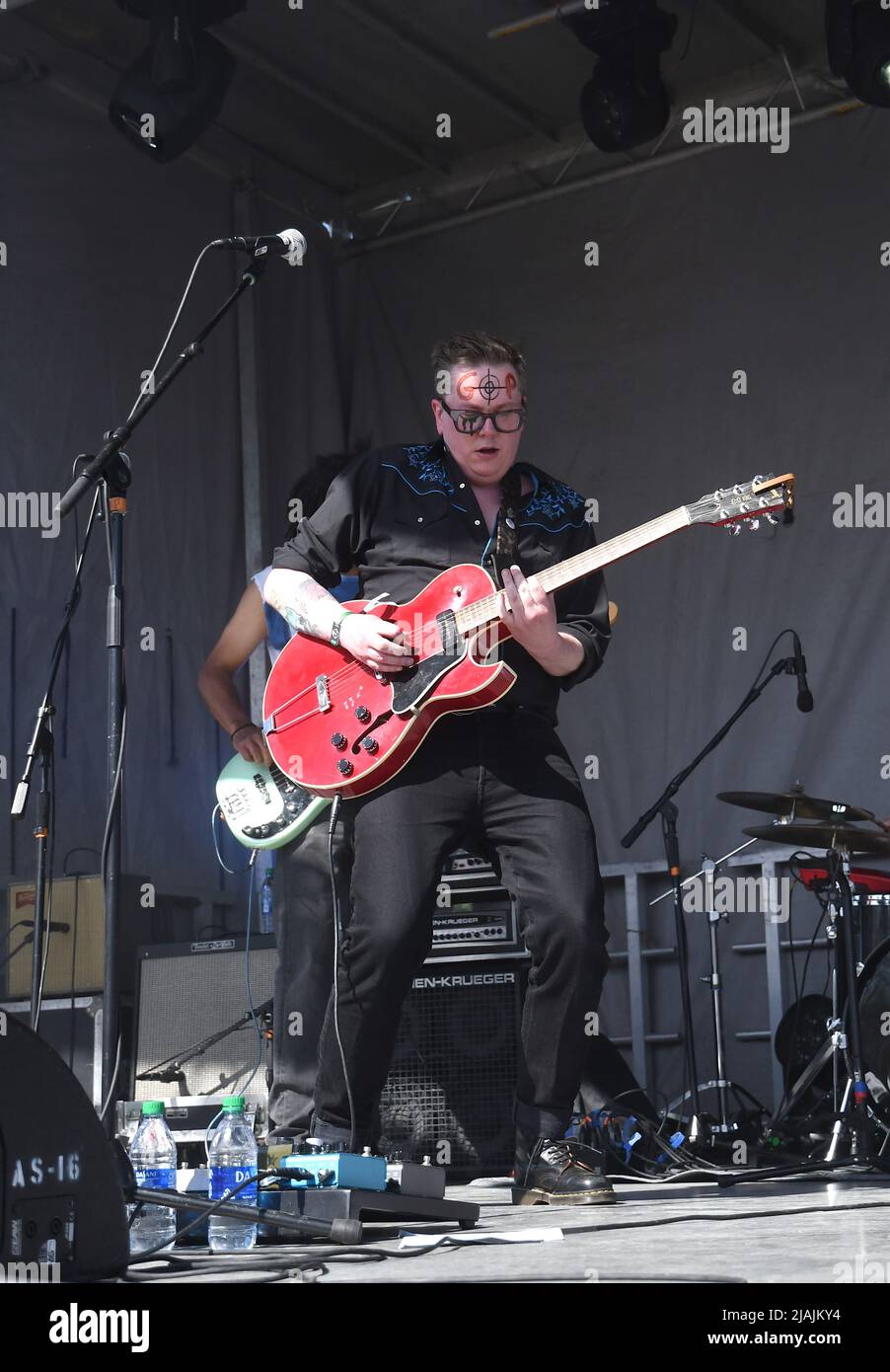 Singer, songwriter and guitarist Aaron Perrino is shown performing on ...