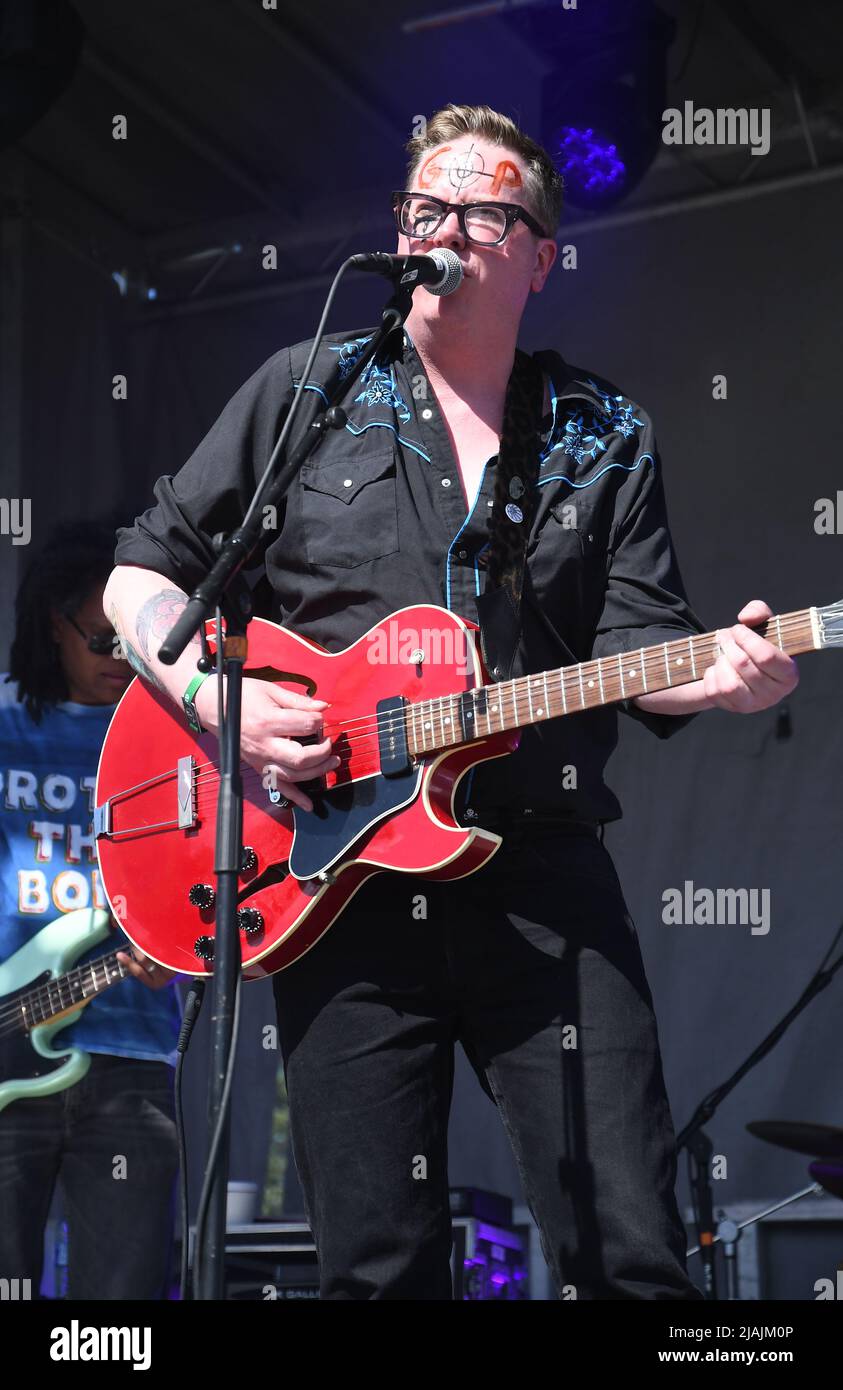 Singer, songwriter and guitarist Aaron Perrino is shown performing on ...