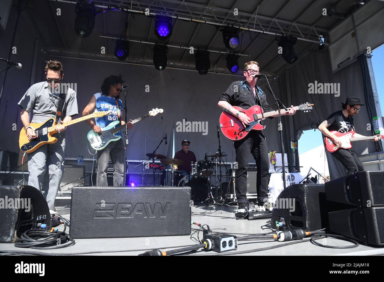 Singer, songwriter and guitarist Aaron Perrino is shown performing on ...