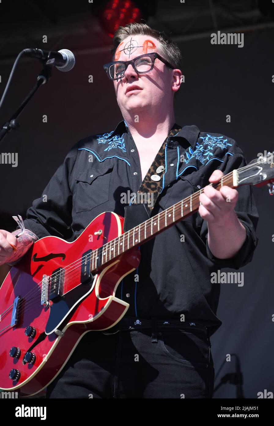 Singer, songwriter and guitarist Aaron Perrino is shown performing on ...