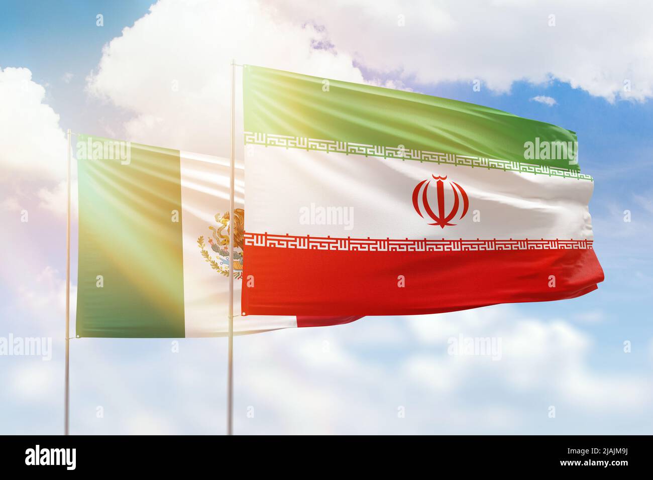Mexico iran flag hi-res stock photography and images - Alamy