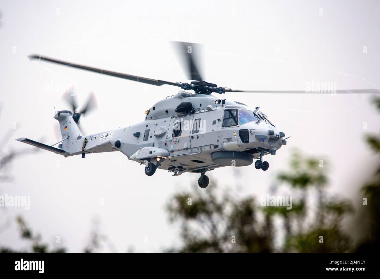 German Navy NH-90 Sea Lion maritime helicopter, Manching, Germany Stock Photo - Alamy