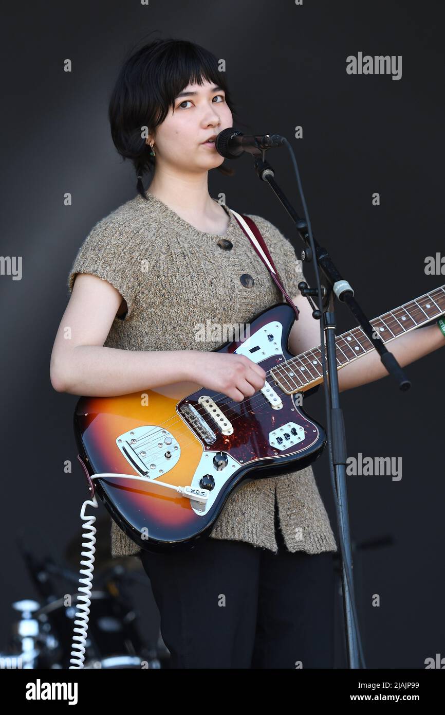 Singer, songwriter and guitarist Nora Cheng is shown performing on ...