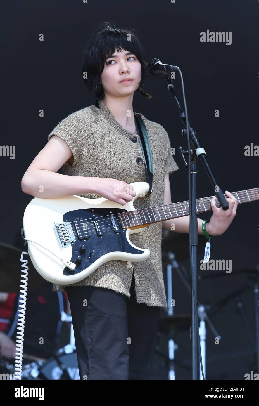 Singer, songwriter and guitarist Nora Cheng is shown performing on ...