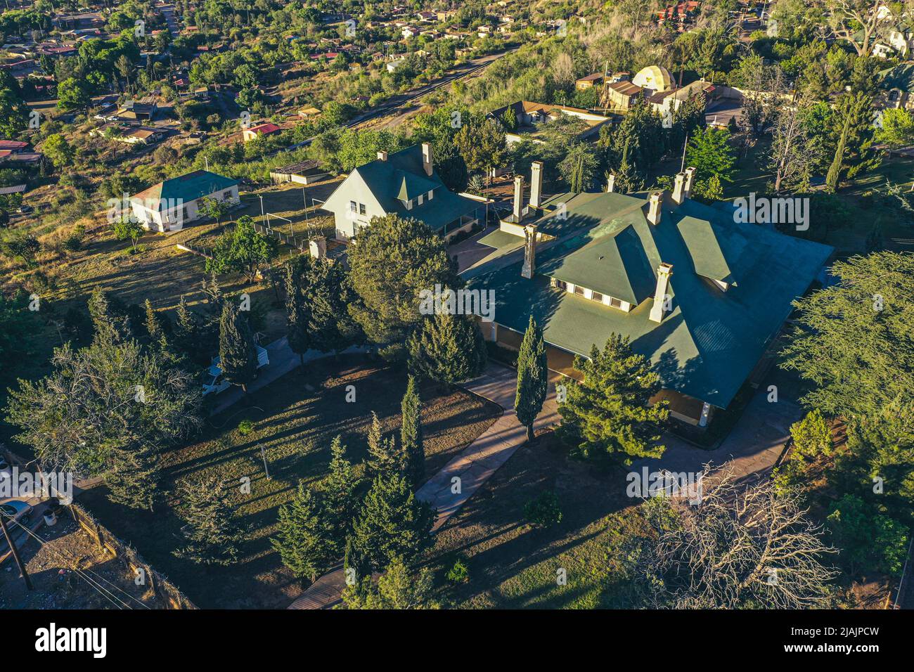 Cananea, Mexico. Aerial view of Canena Sonora (photo by Luis Gutierrez ...