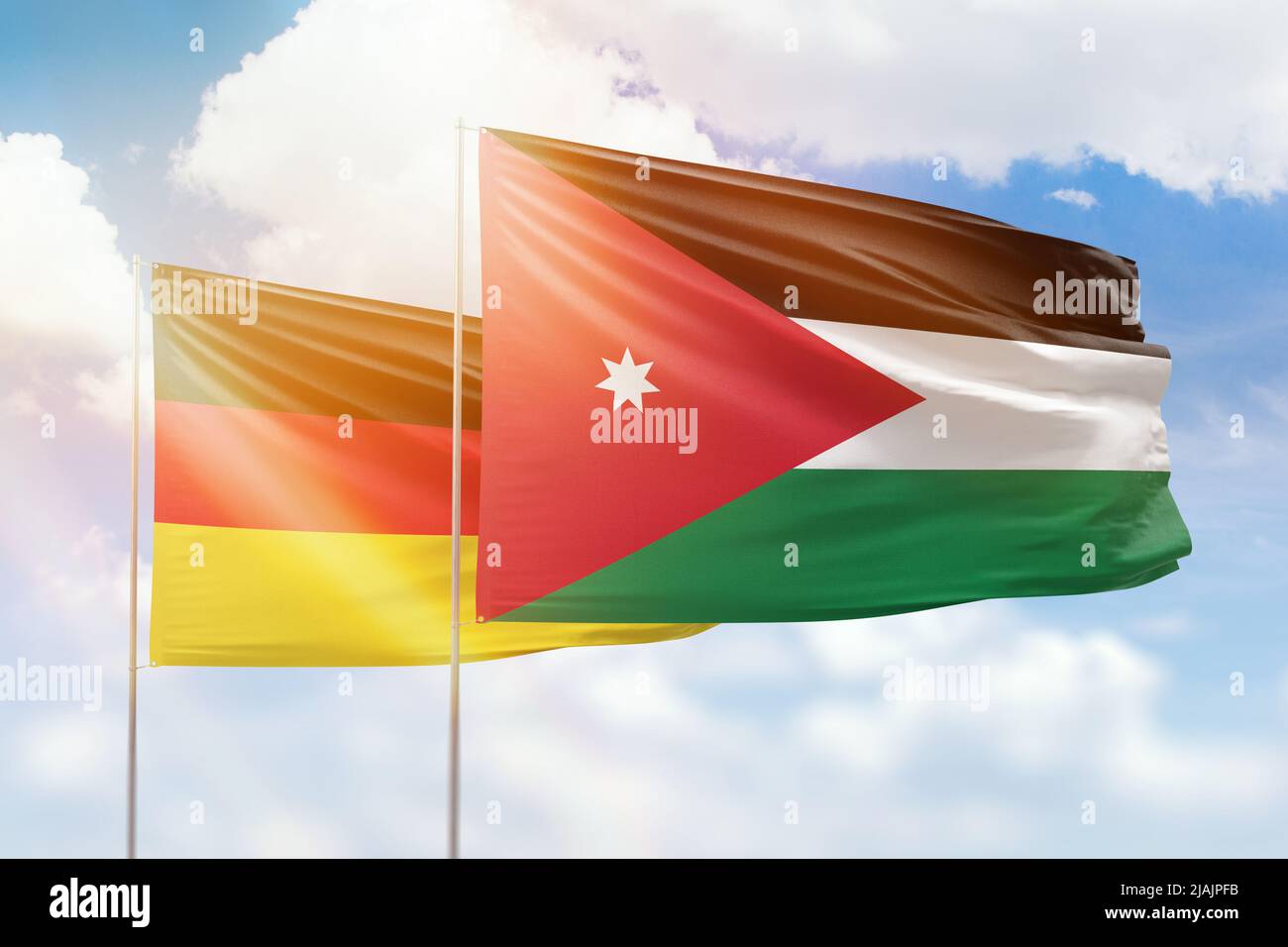 Germany jordan flag hi-res stock photography and images - Alamy