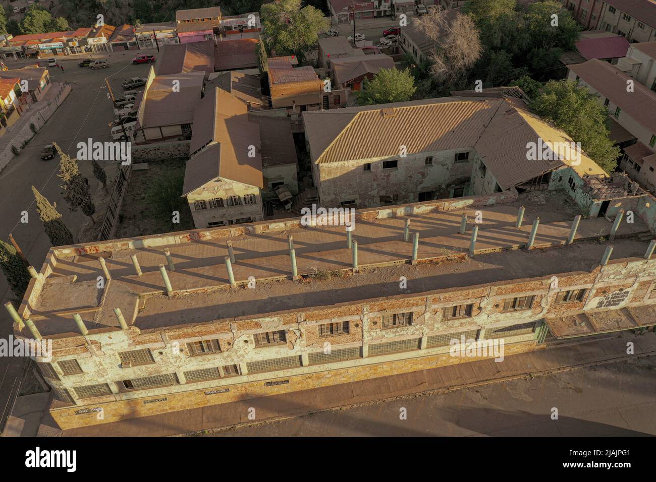 Cananea, Mexico. Aerial view of Canena Sonora (photo by Luis Gutierrez ...