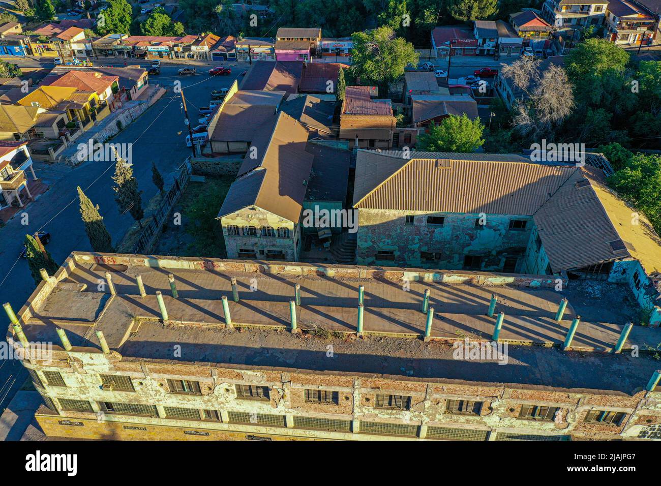 Cananea, Mexico. Aerial view of Canena Sonora (photo by Luis Gutierrez ...