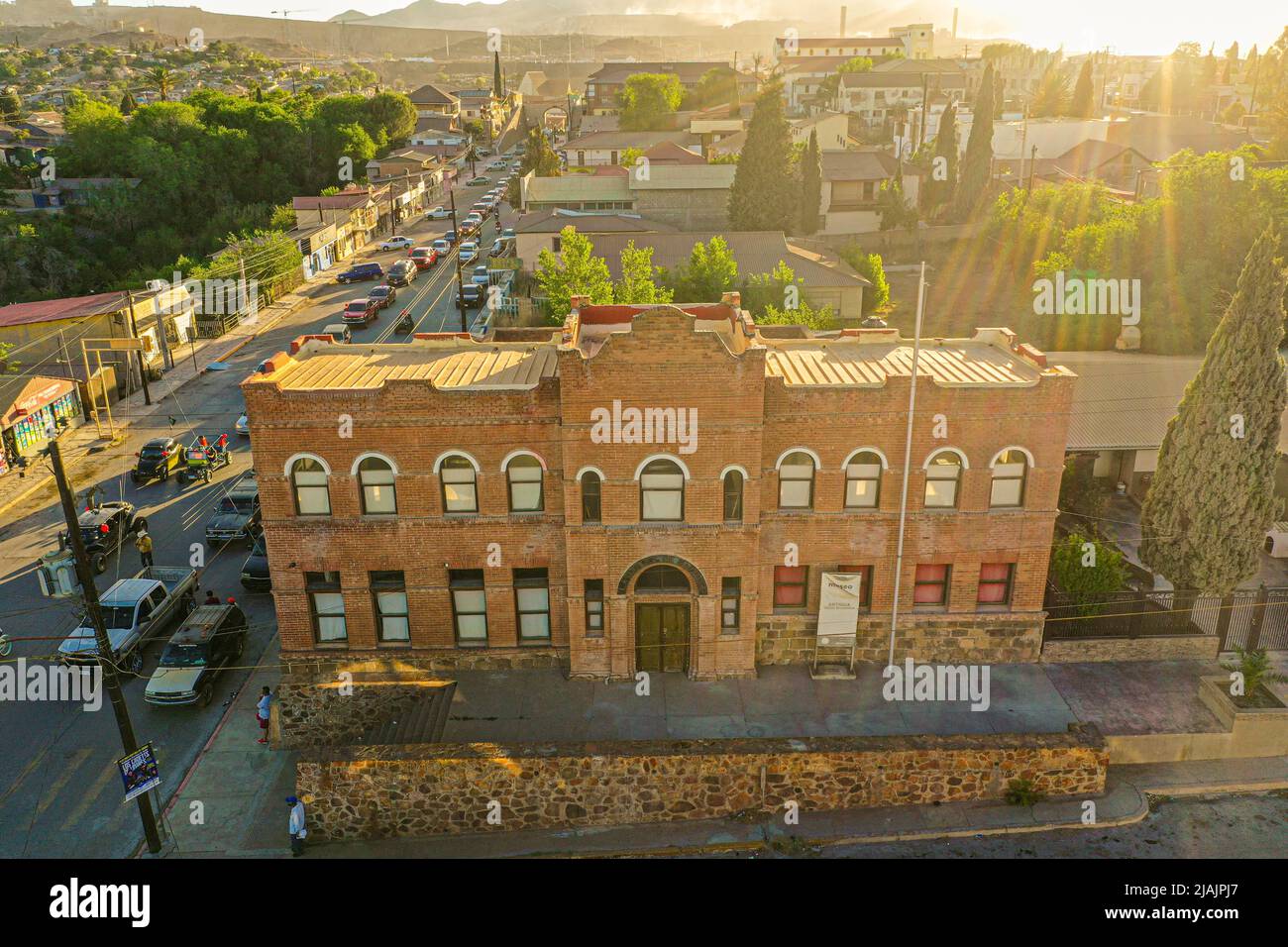 Cananea, Mexico. Aerial view of Canena Sonora (photo by Luis Gutierrez ...
