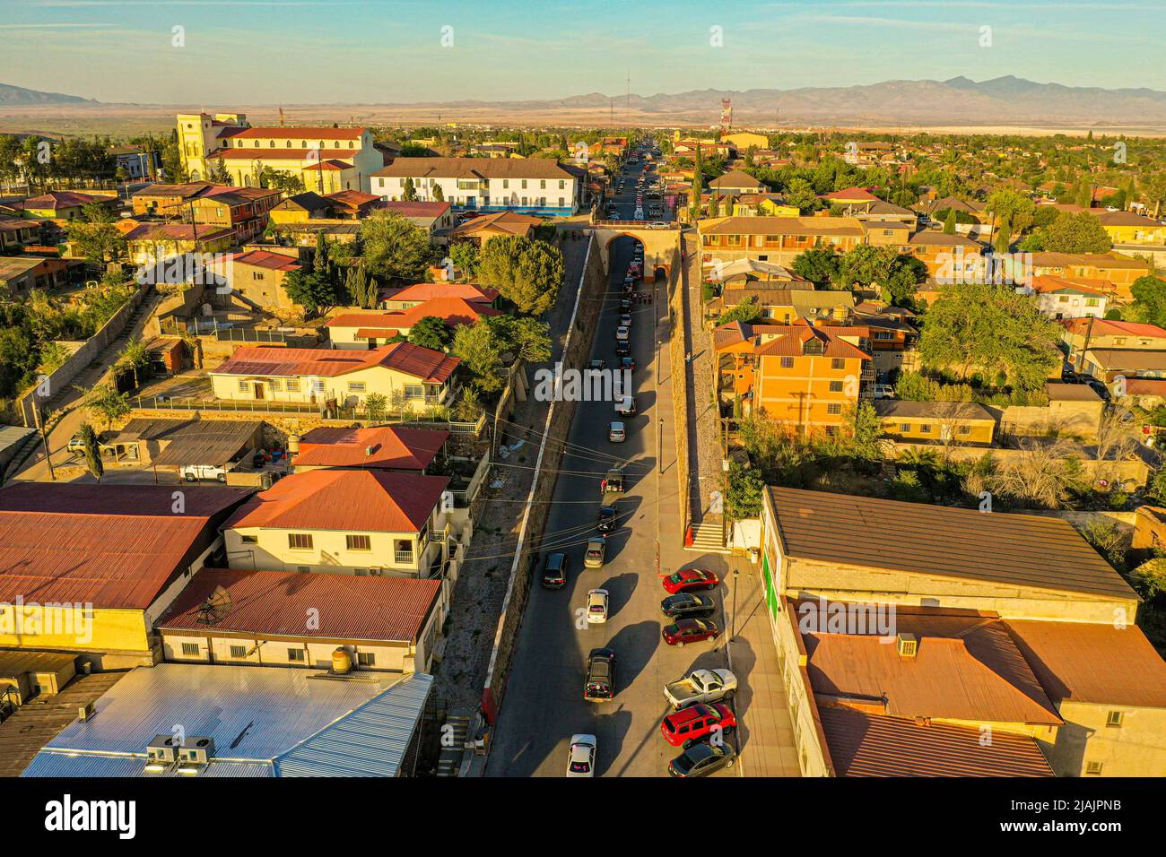 Cananea, Mexico. Aerial view of Canena Sonora (photo by Luis Gutierrez ...