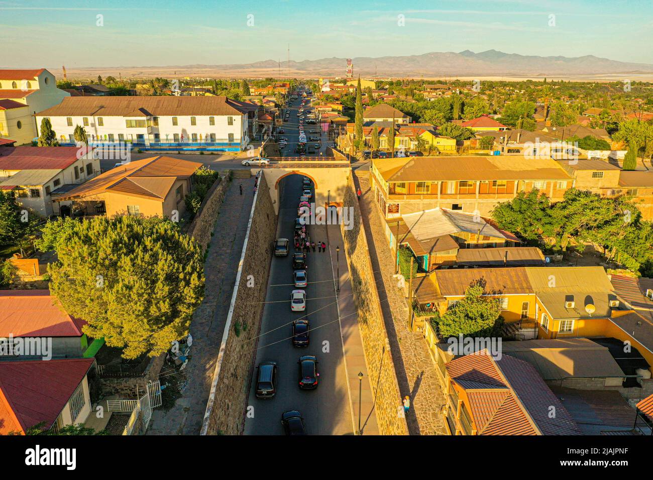 Cananea, Mexico. Aerial view of Canena Sonora (photo by Luis Gutierrez ...