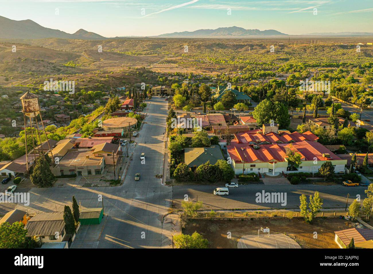 Cananea, Mexico. Aerial view of Canena Sonora (photo by Luis Gutierrez ...