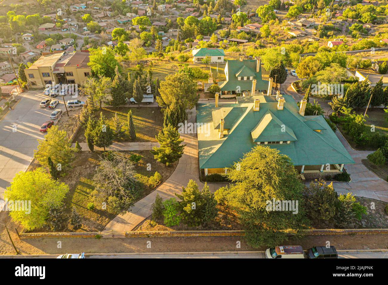 Cananea, Mexico. Aerial view of Canena Sonora (photo by Luis Gutierrez ...