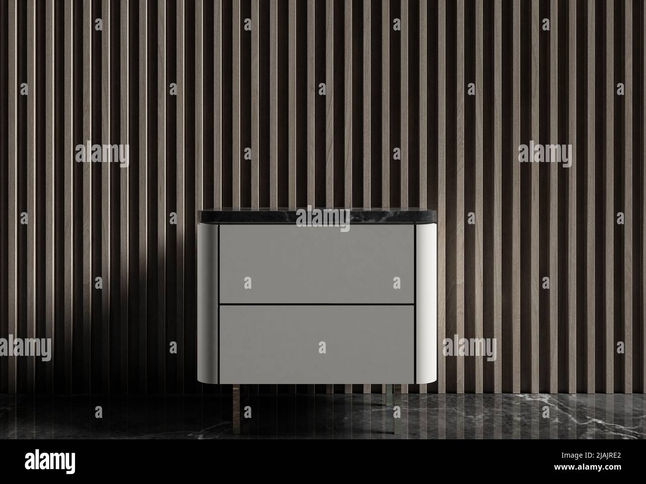 Interior design, 3d rendering of a side table for product display with ...